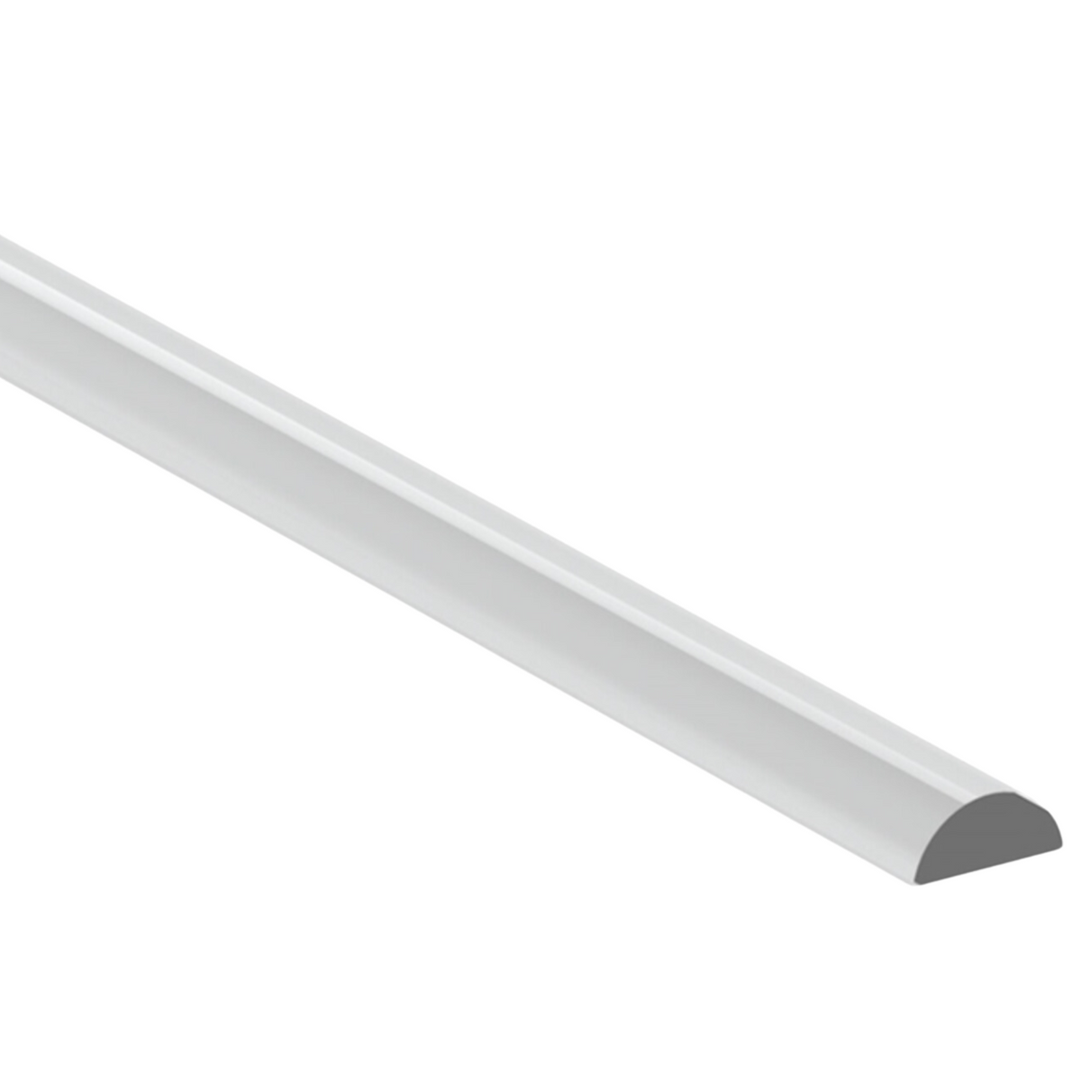 95" Translucent Bottom Half Round Threshold – QC Glass Hardware