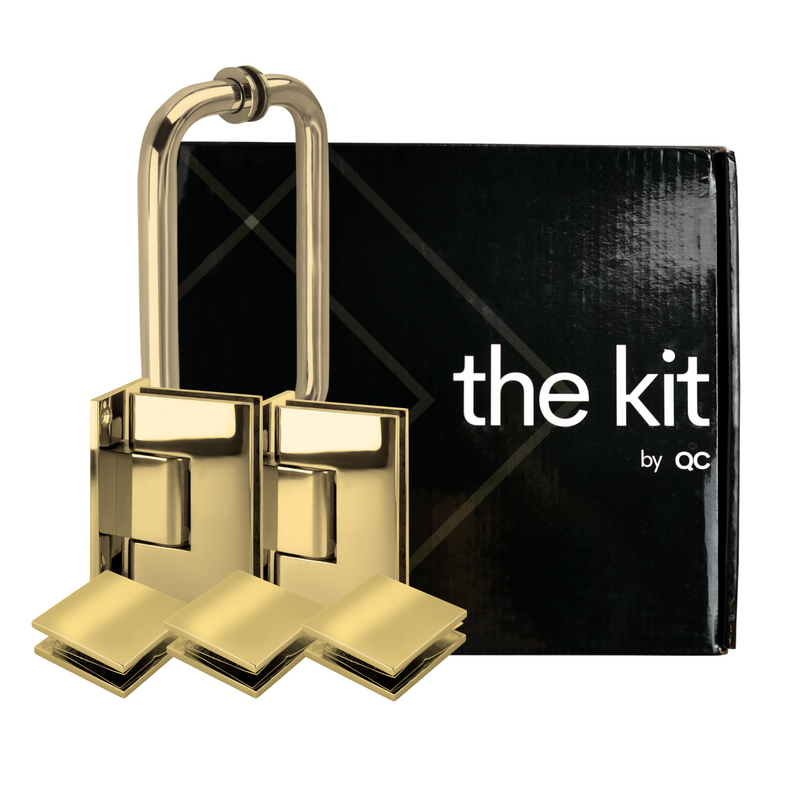 QC "The Kit" Frameless Glass Shower Door Hardware Box – QC Glass Hardware
